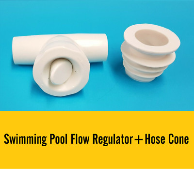 Swimming Pool Cleaner Flow Regulator Control Valve + Pool Cleaner Hose ...
