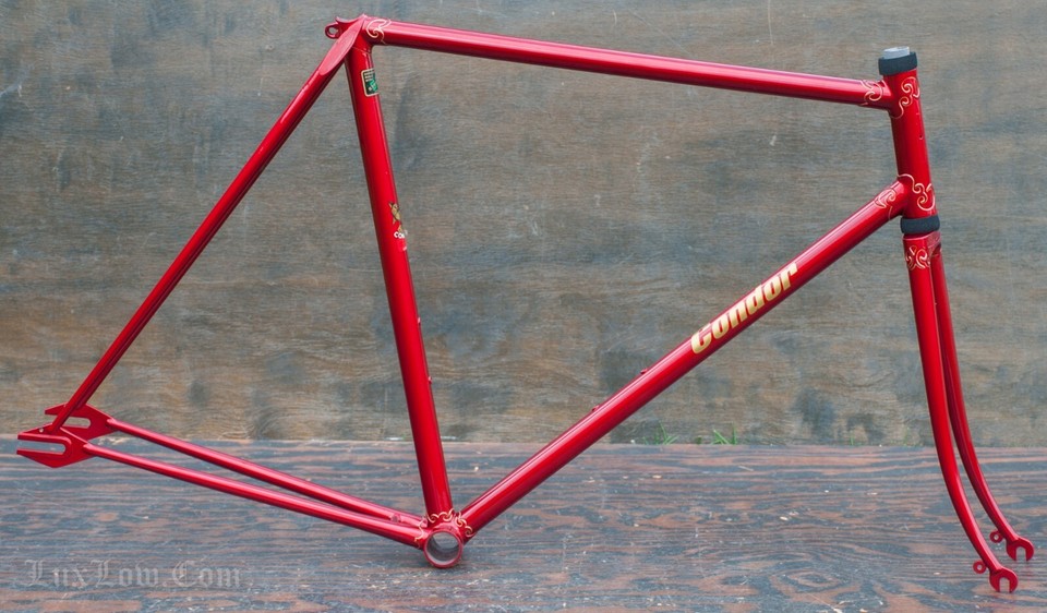 Vintage 56cm Condor Track Bike FRAME FORK 531 Reynolds Steel Bill ...