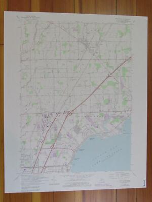 New Haven Michigan 1984 Original Vintage USGS Topo Map | eBay