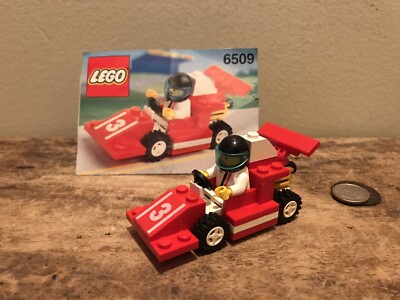 Lego Racing Set Number 6509, Red Racer #3 with Original Instructions ...