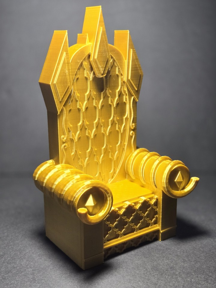 Custom 1:12 Scale Gold Throne Accessory For Action Figures | eBay