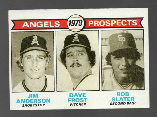 1979 Topps Angels Prospects (Jim Anderson / Dave Frost / Bob Slater ...