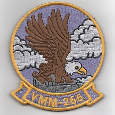 4" USMC MARINE CORPS VMM-266 Historical Squad MAGTF Hook Loop Embroidered Patch | eBay