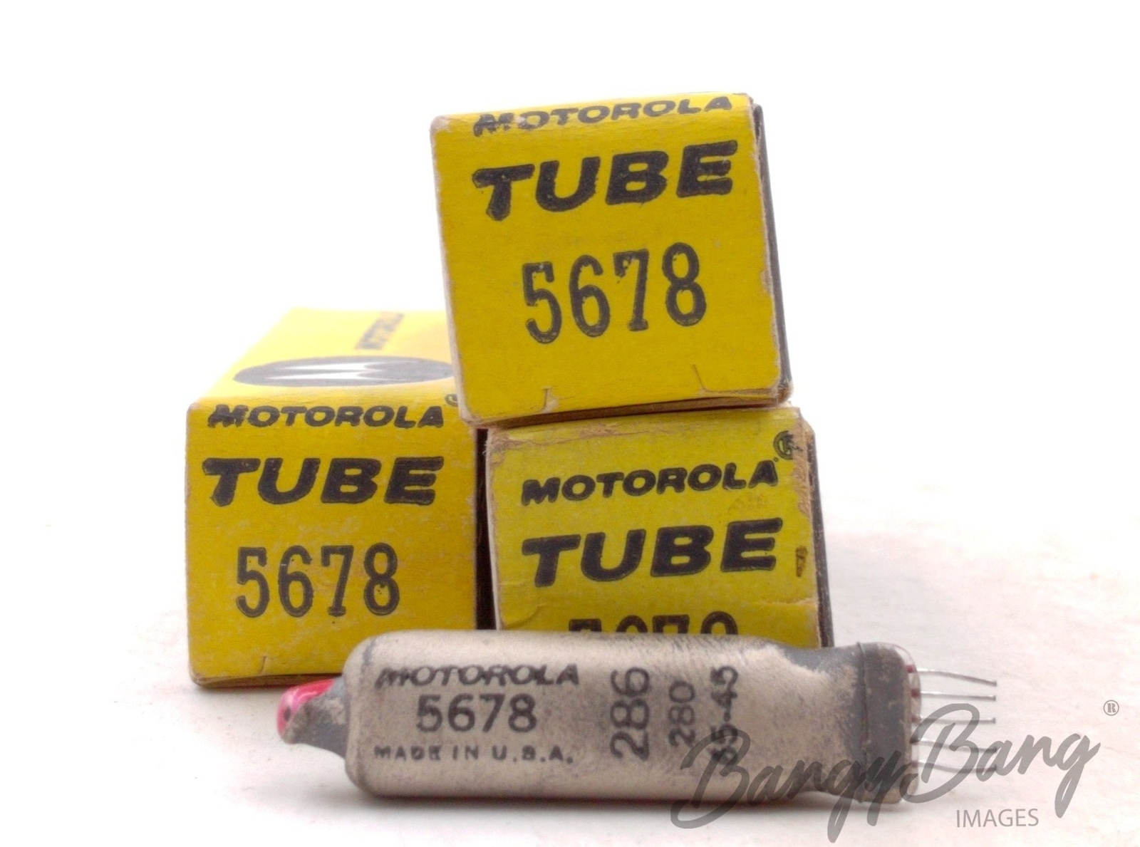 3 Motorola 5678/DF60/DF654/DF669/CV2254 Pentode Audio Vacuum Tube Valve ...