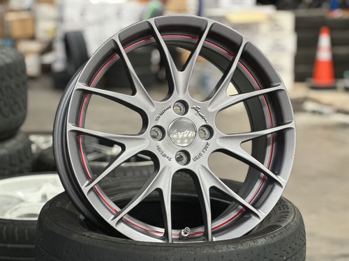 New 17x7 Breyton GTS-R GREY (4 Wheel) 4x100 Mini Cooper S JCW R52 R53 ...