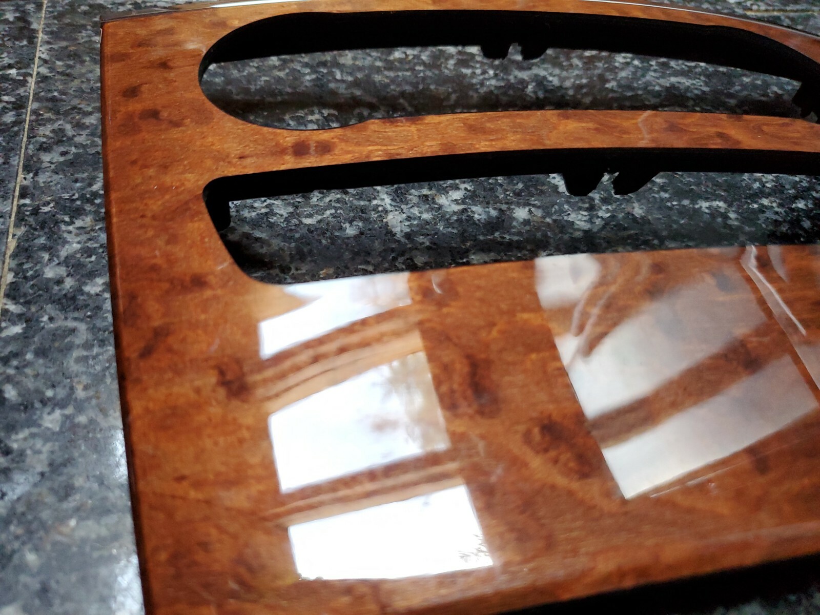 06-12 Mercedes X164 GL450 ML500 Center Console wood trim panel ...