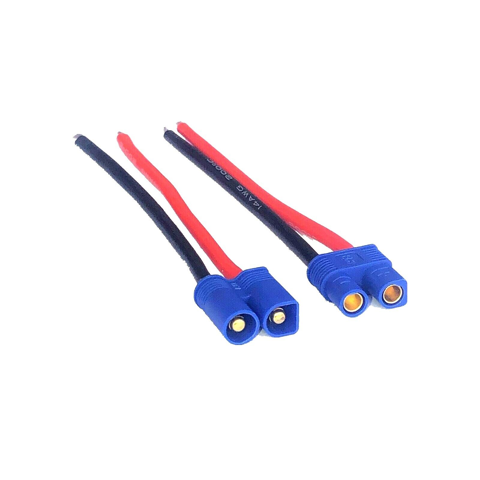 EC3 Male Female Connector & 10cm Wire Cable Pigtail Charger Battery ESC ...