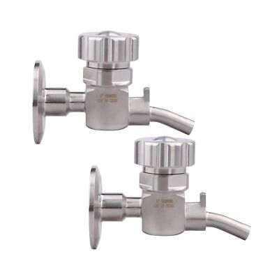 DERNORD Stainless Sampling Valve Beer Sample Valve with Tri Clamp End 2 ...