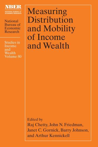 National Bureau of Economic Research Studies in Income and Wealth Ser ...