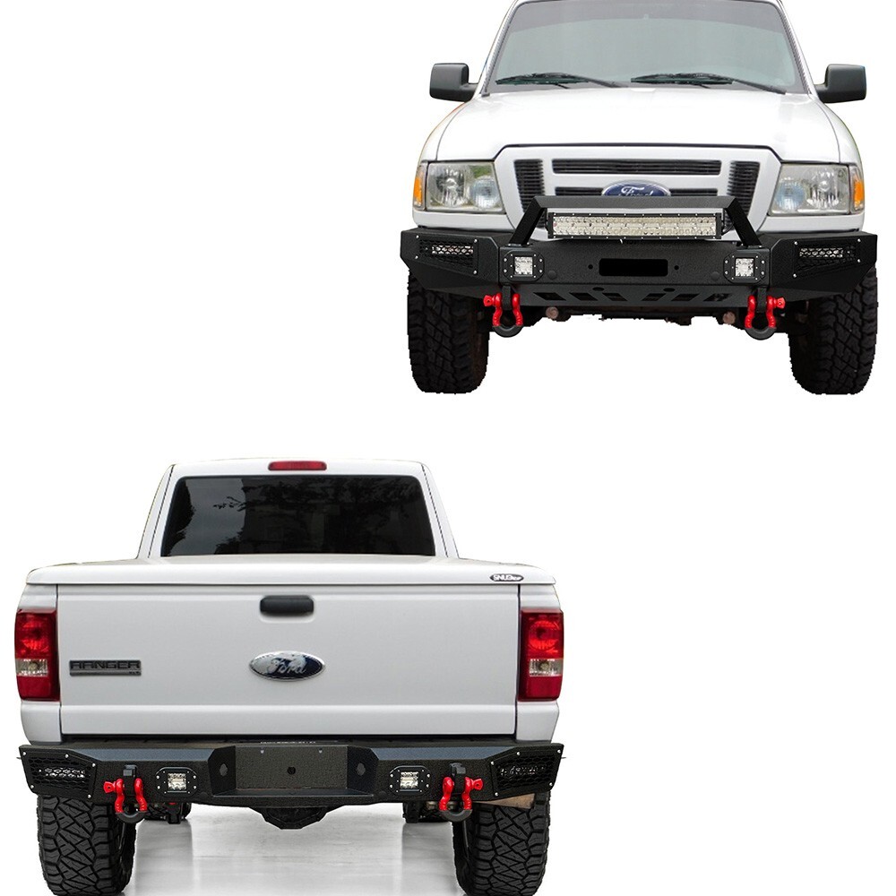 For 1998-2011 Ford Ranger New Steel Front Rear Bumper Not for ranger ...