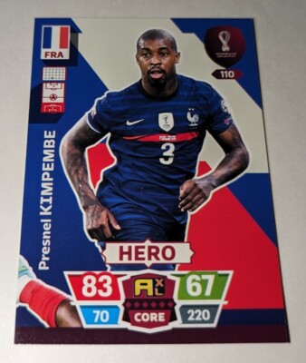 Panini Adrenalyn XL Fifa World Cup Qatar 2022 # 110 PRESNEL KIMPEMBE ...