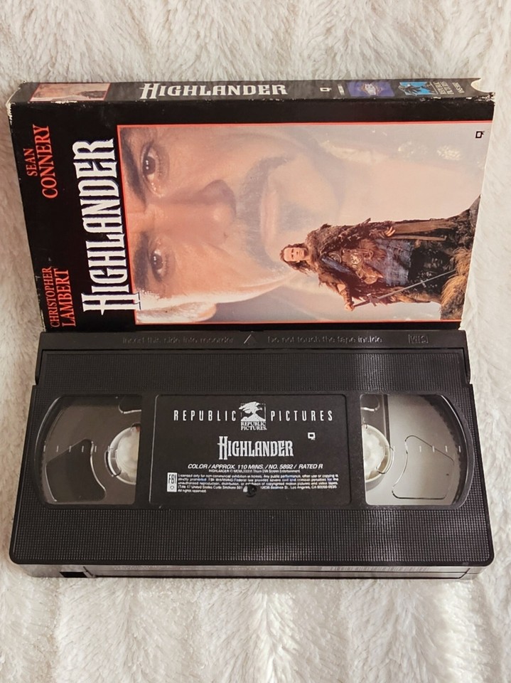 Highlander VHS, play-tested | eBay