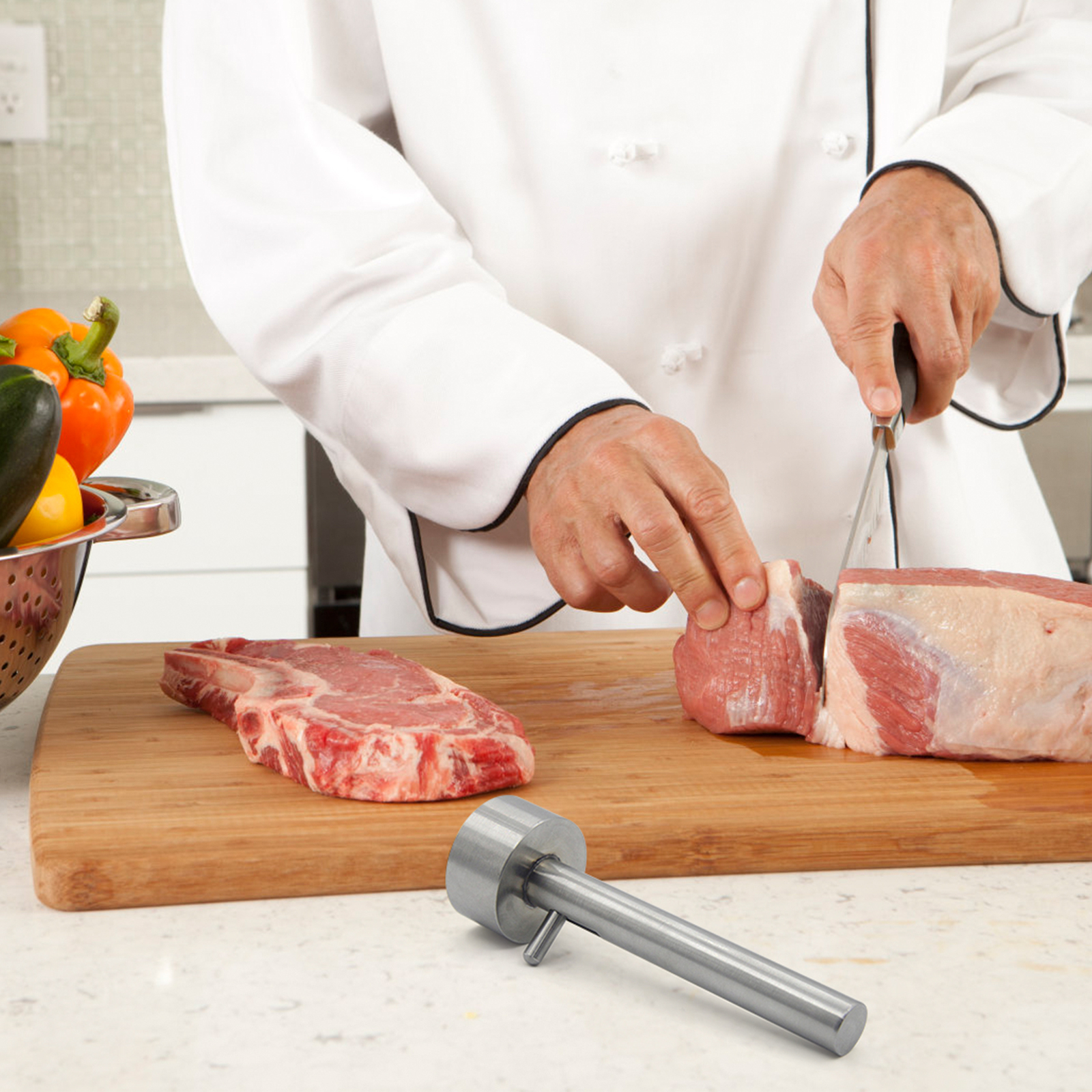 STAINLESS STEEL LARGE FALAFEL SCOOP HUMMUS SPOON FALFEL BALL MAKING ...