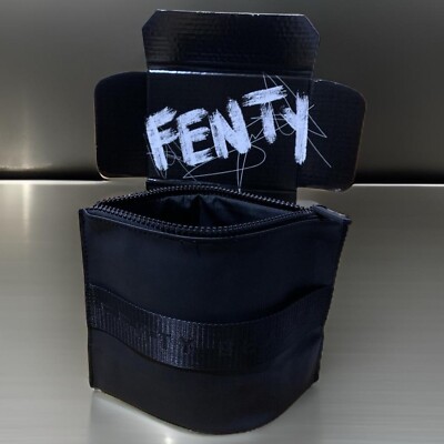 👛Fenty Beauty Skin MATTE BLACK CLUTCH MAKEUP BAG (NEW) SAME DAY ...