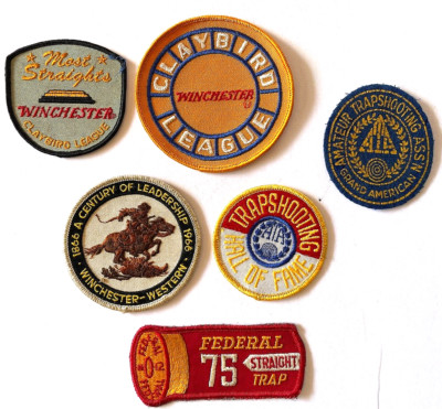 Vintage 1950"s 60's APPROX. 4” Member Shot Gun Club Patches ...