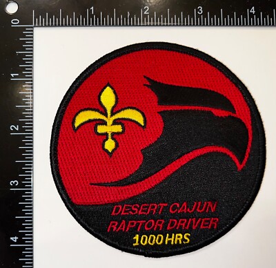 USAF F-22 Raptor Driver Desert Cajun 706th Tactical Fighter Sq 1000 ...