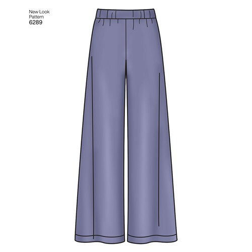 New Look Sewing Pattern 6289 Misses 8-18 Easy Pull-on Pants Shorts and ...