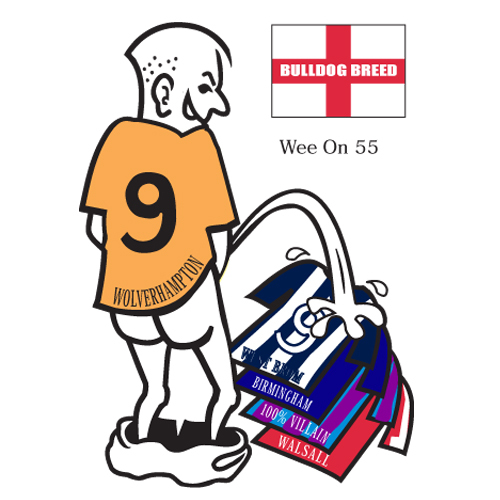 Car Sticker Football Wee/Pee on Your Rival Teams Shirt All UK teams ...