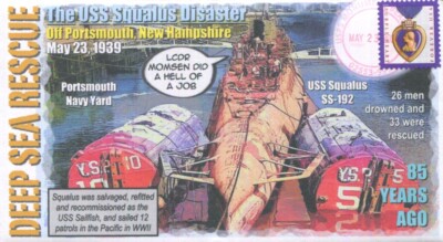 Coverscape Computer Designed “USS Squalus Disaster” 85th Event Cover | eBay