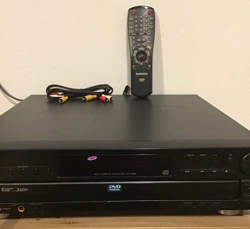 Samsung DVDC600 /XAA 5-Disc DVD Video CD Player With Remote Control ...