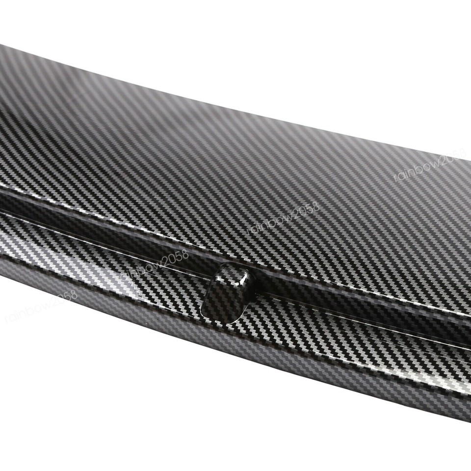 For Audi TT TTRS Carbon Style Front Bumper Lip Splitter Body Kit Side ...