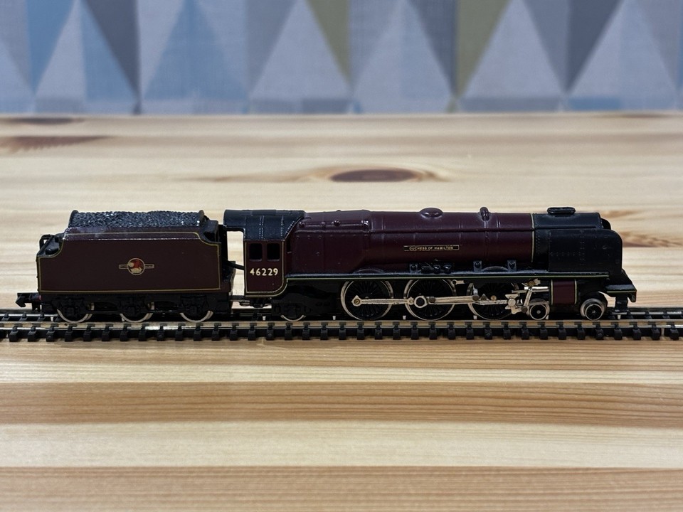 Graham Farish N Gauge 1816 Duchess of Hamilton BR Maroon 46229 - Rare ...