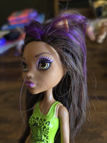 Monster High Clawdeen Wolf Doll Cheerleader Mattel No Clothes ...