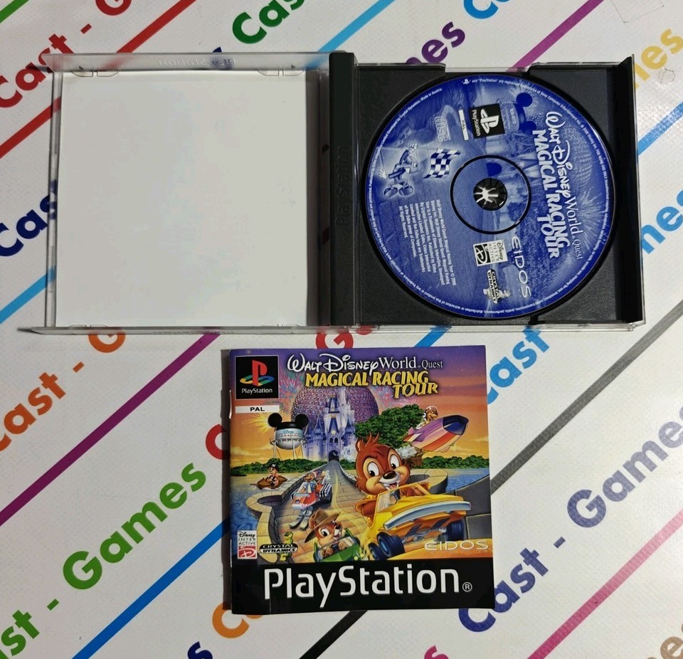 PS1 WALT DISNEY WORLD QUEST MAGICAL RACING TOUR ITALIANO COME NUOVO ...