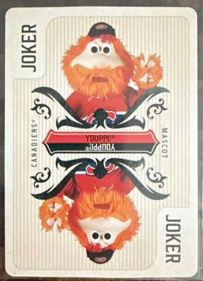 2024-25 O-Pee Chee Youppi Mascot Joker Playing Cards Montreal Canadiens ...