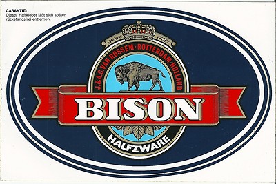 Autocollant sticker Halfzware BISON tabac tobacco tabak buffalo | eBay