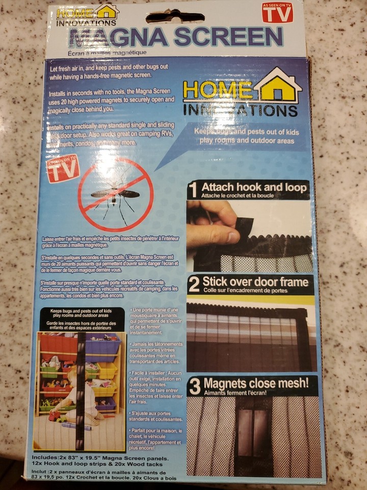 Magna Screen - Magnetic Closing Mesh Door - Easy To Install! | eBay