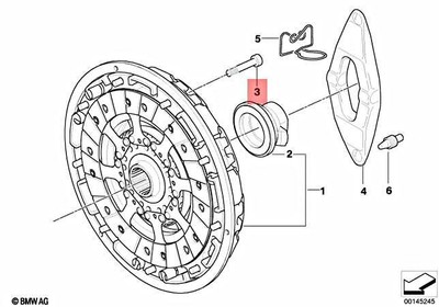 Genuine BMW E46 E60 E60N E61 E61N Bolt Clutch Pressure Plate OEM ...