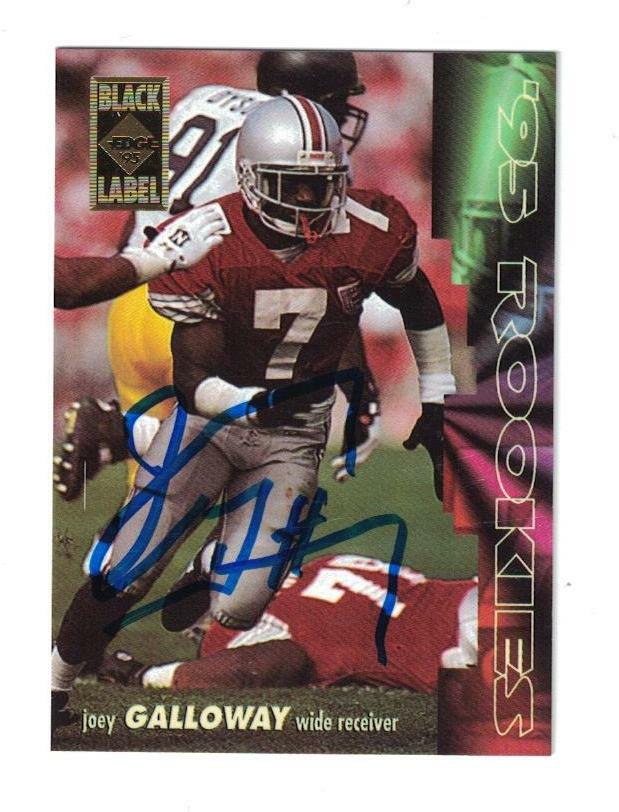 Joey Galloway Signed Autographed 1995 Collector's Edge Card Ohio State ...