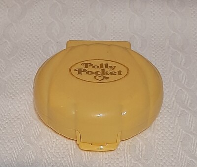 Bluebird Polly Pocket Wedding Chapel Church Yellow Shell Vintage 1989 w ...