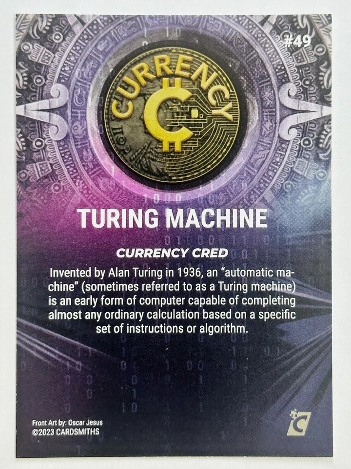 TURING MACHINE #49 2023 Cardsmiths Currency Series 2 Holofoil | eBay