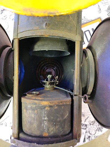 Original Complete - Railroad Dressel Signal Light 4 Way Lantern ...