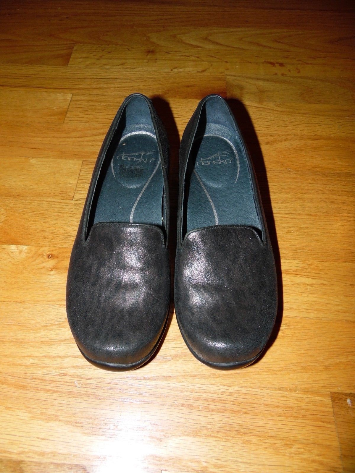 WOmen's DANSKO shoes sz 36 (sz 6) Loafers Cheetah Print with Sparkle ...