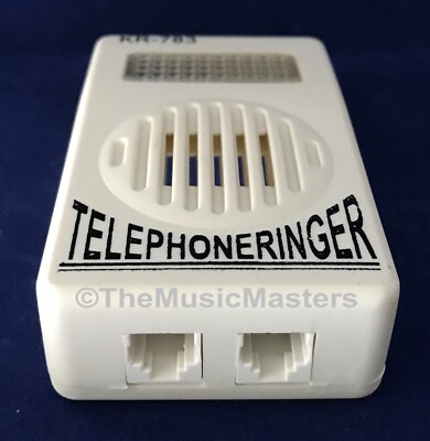Home Telephone Strobe Light Phone Flasher Amplified Ringer Bell Hearing ...