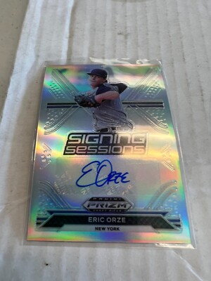 Eric Orze 2021 Panini Prizm Draft Picks Auto Silver Prizm #SS-EO | eBay