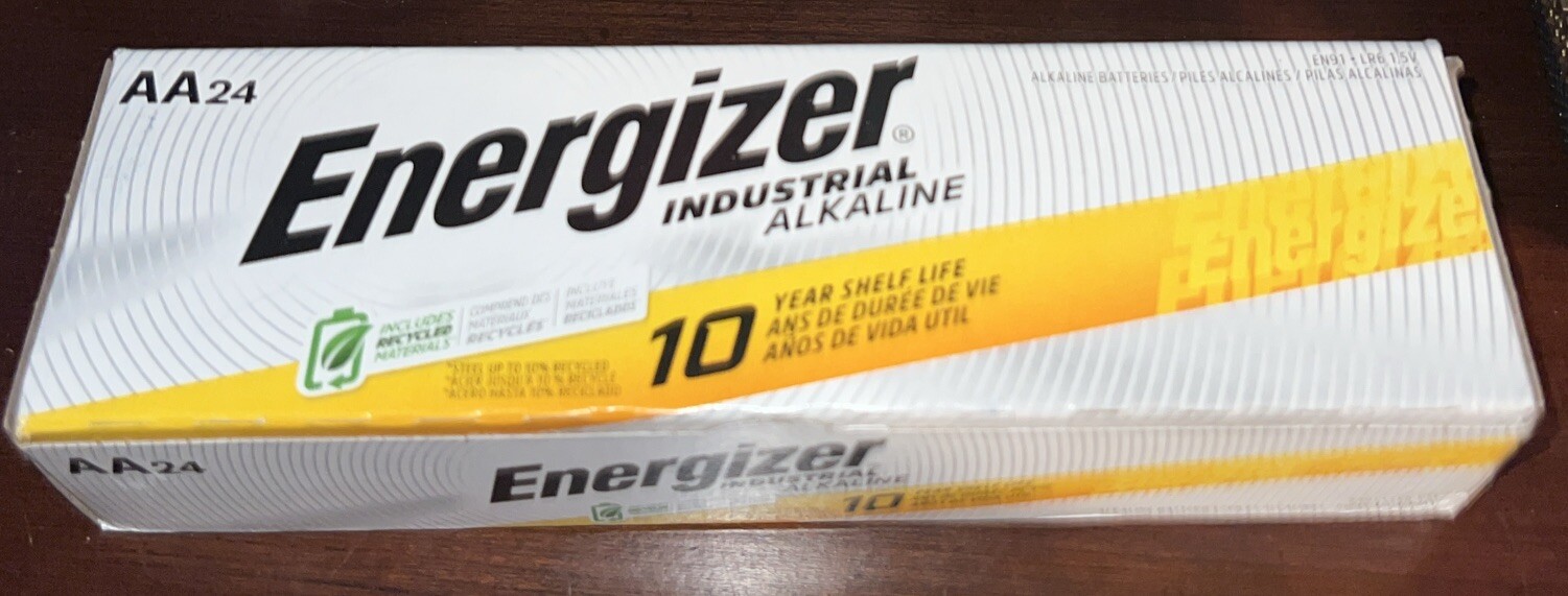 Energizer EN91 Industrial AA Alkaline Batteries - 24 Pack for sale ...
