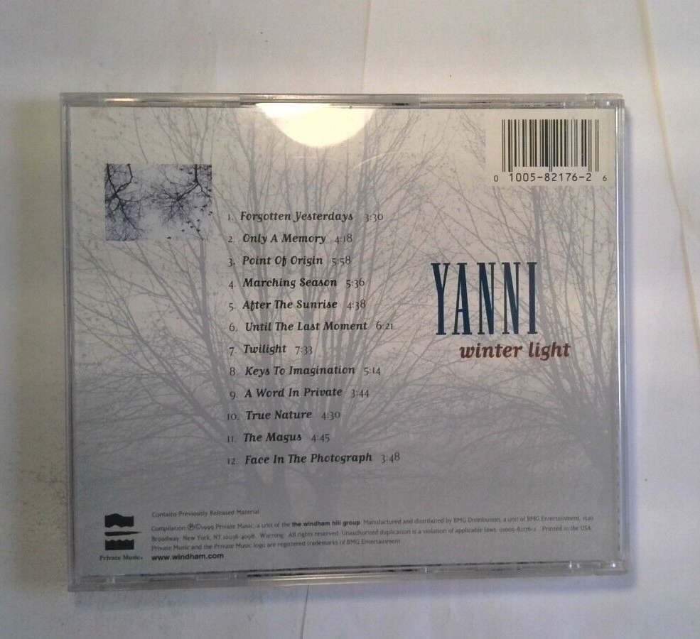 Yanni, Winter Light [USED CD] 10058217626| eBay