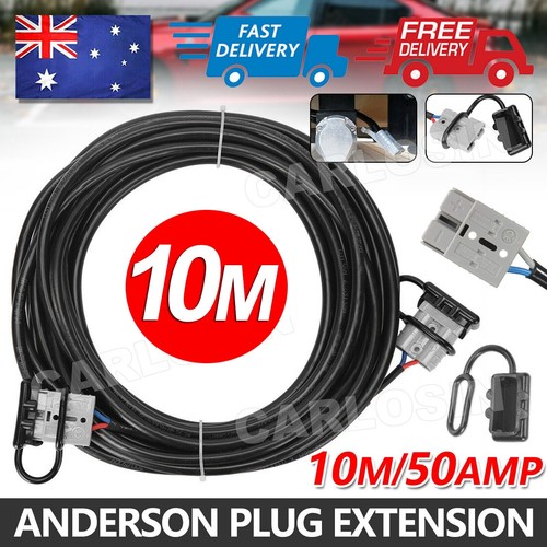 10m 50Amp Anderson Style Plug Extension Lead 6mm Double Adaptor ...