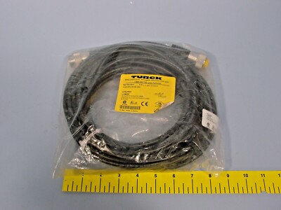 *Turck P-RSV RKV 40-330-10M Double Ended Cordset, 7/8" MxF, 18AWG, 10M ...