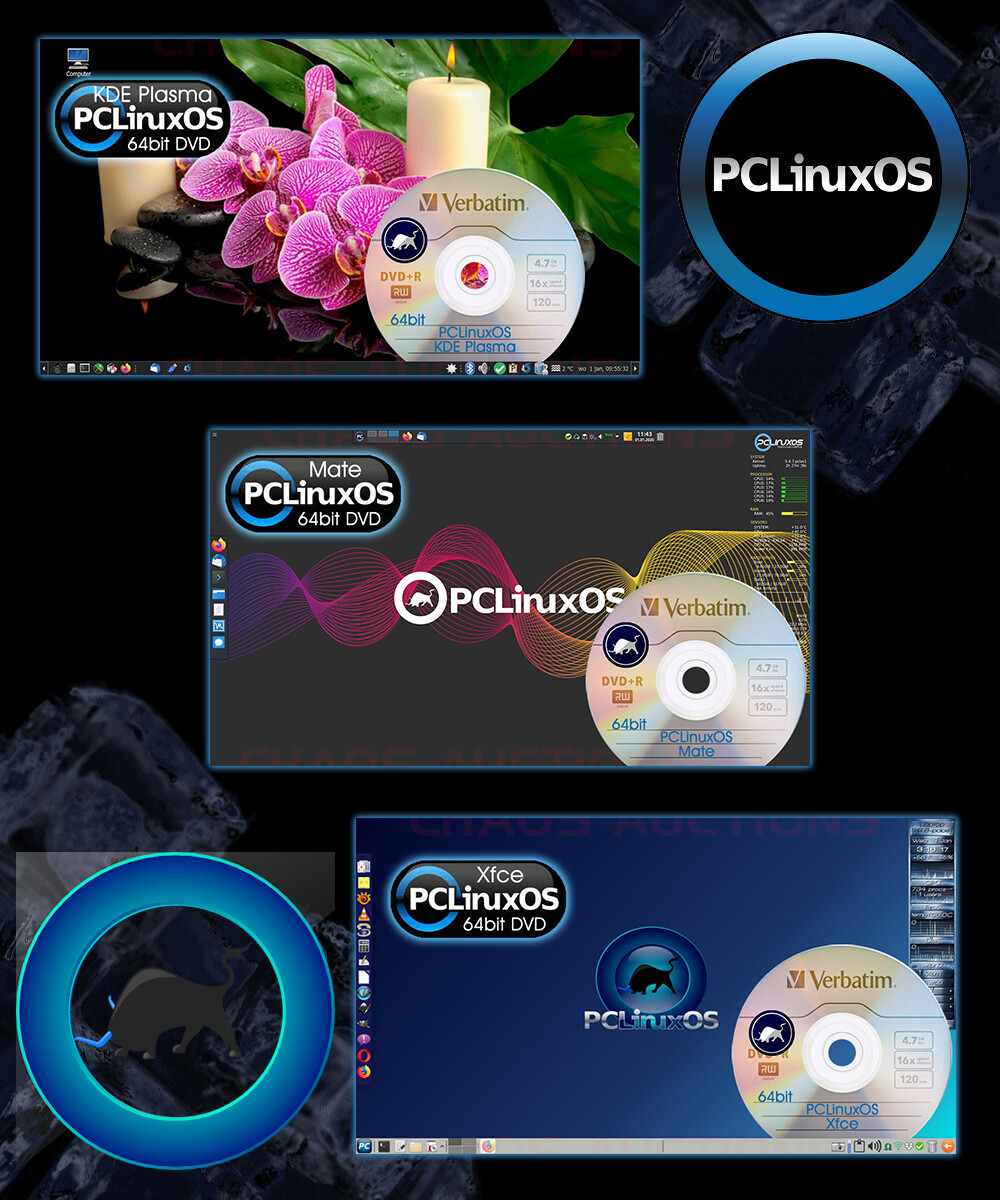 PCLinuxOS LINUX INSTALL & LIVE 64bit DVD | eBay
