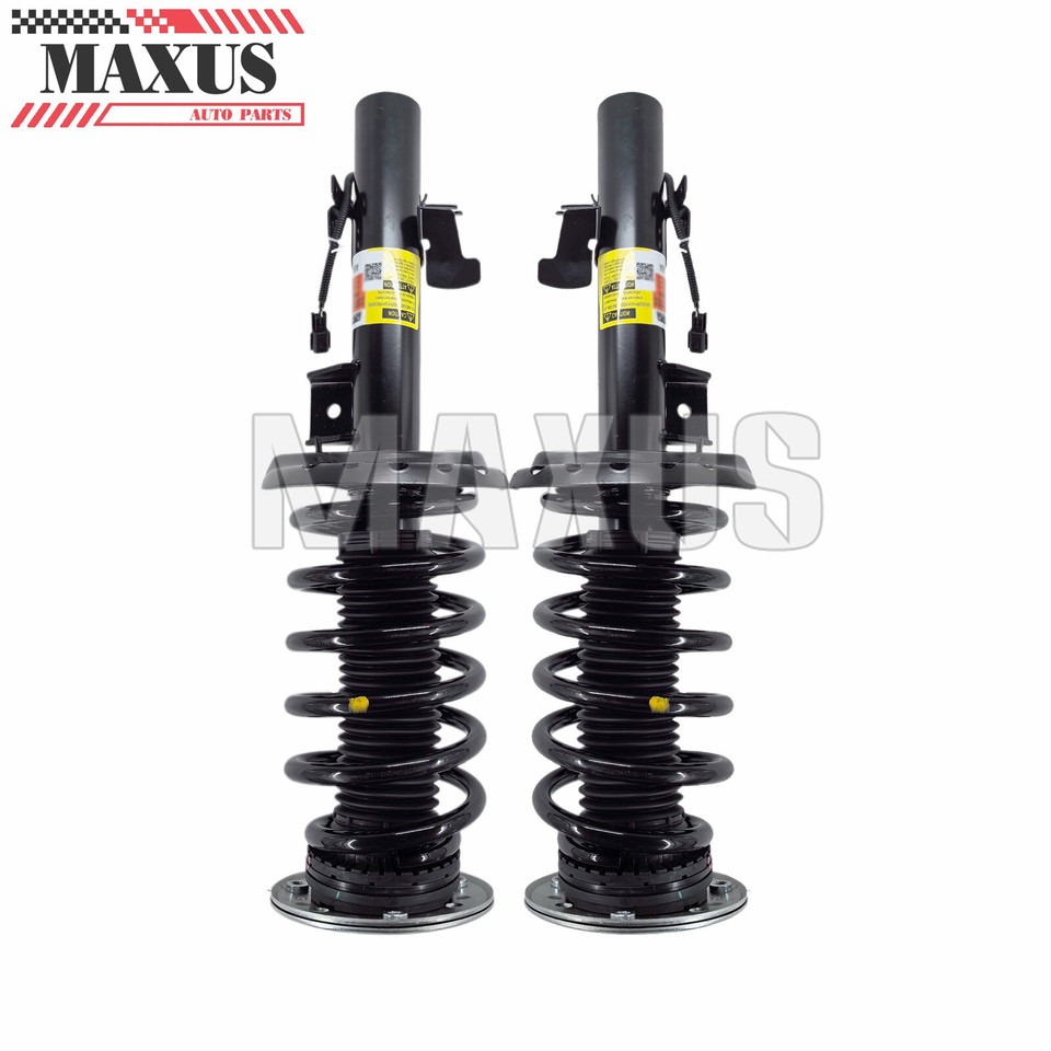Pair Front Shock Struts Spring Magnetic For Land Rover Range Rover ...