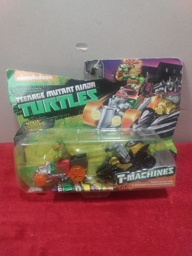 Teenage Mutant Ninja Turtles T-Machines Mikey Shredder Action Figures ...
