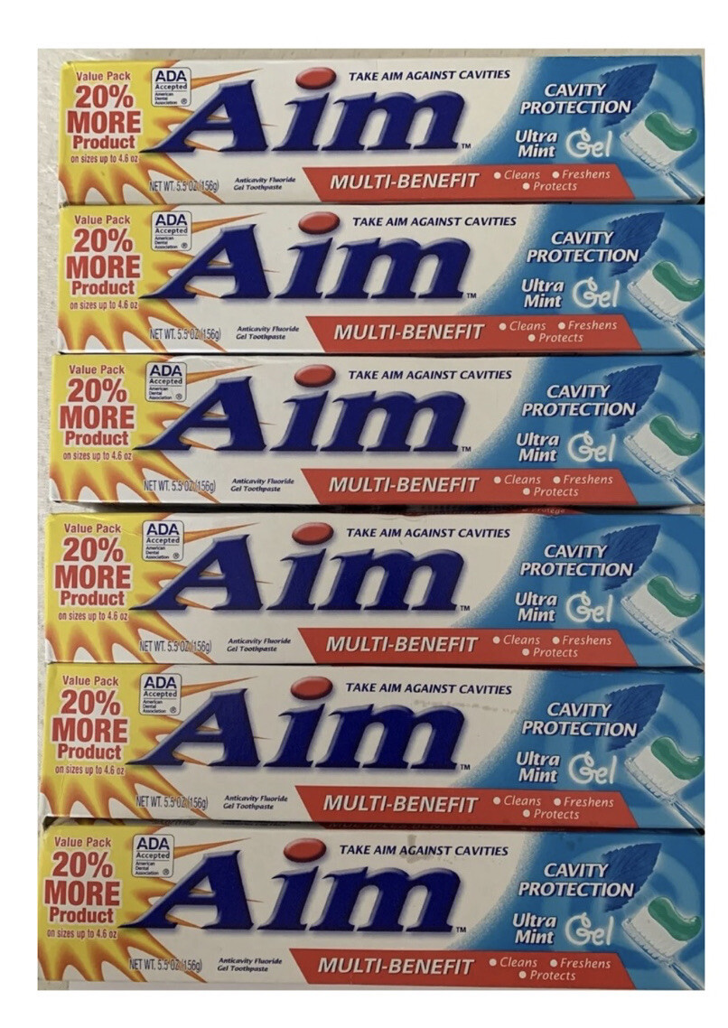 Aim Toothpaste Logo 3 Gum Vend Machine Prize Aim Colga Crest