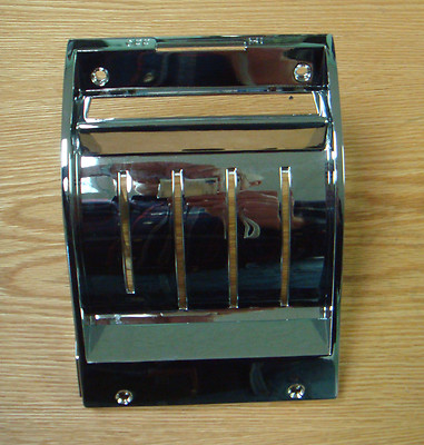 1957 CHEVY DELUXE HEATER CONTROL CHROME BEZEL ,NEW | eBay
