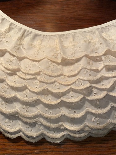 7 Yards Eyelet Ruffled Lace - 2 Inch Wide | eBay