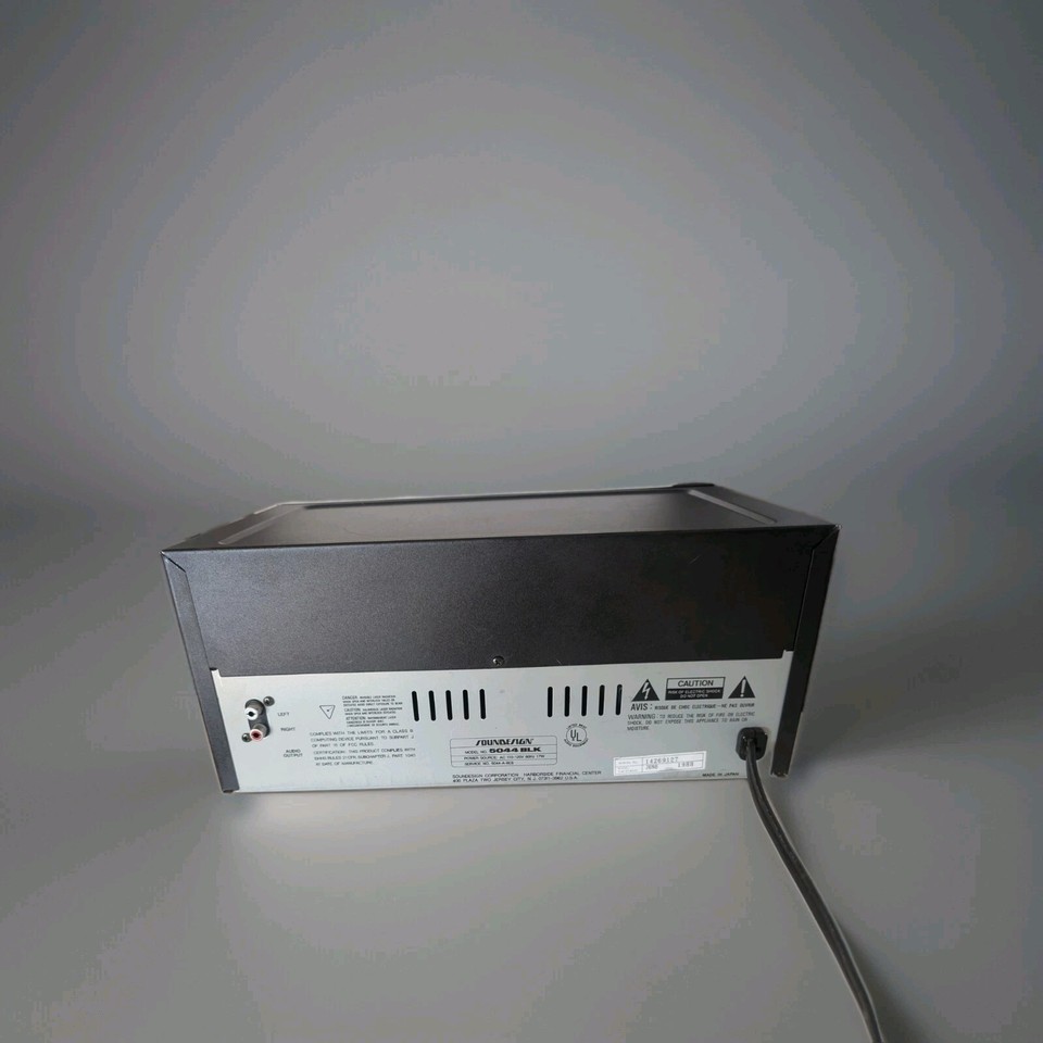 SOUNDESIGN 1980's 5044 BLK CD Compact Disc Player, VINTAGE, Japan ...